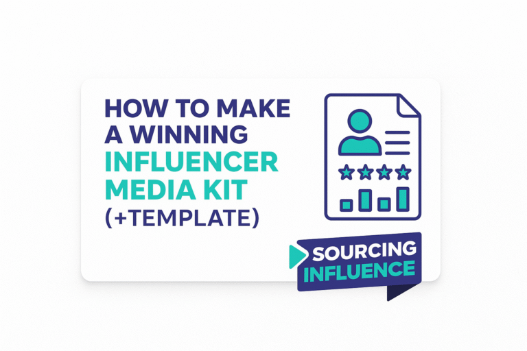 How to Make a Winning Influencer Media Kit (+Template) – Sourcing Influence